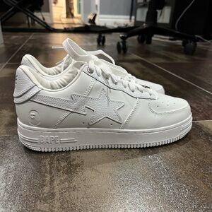 Bape | Shoes | Nwt Bapesta Triple White | Poshmark